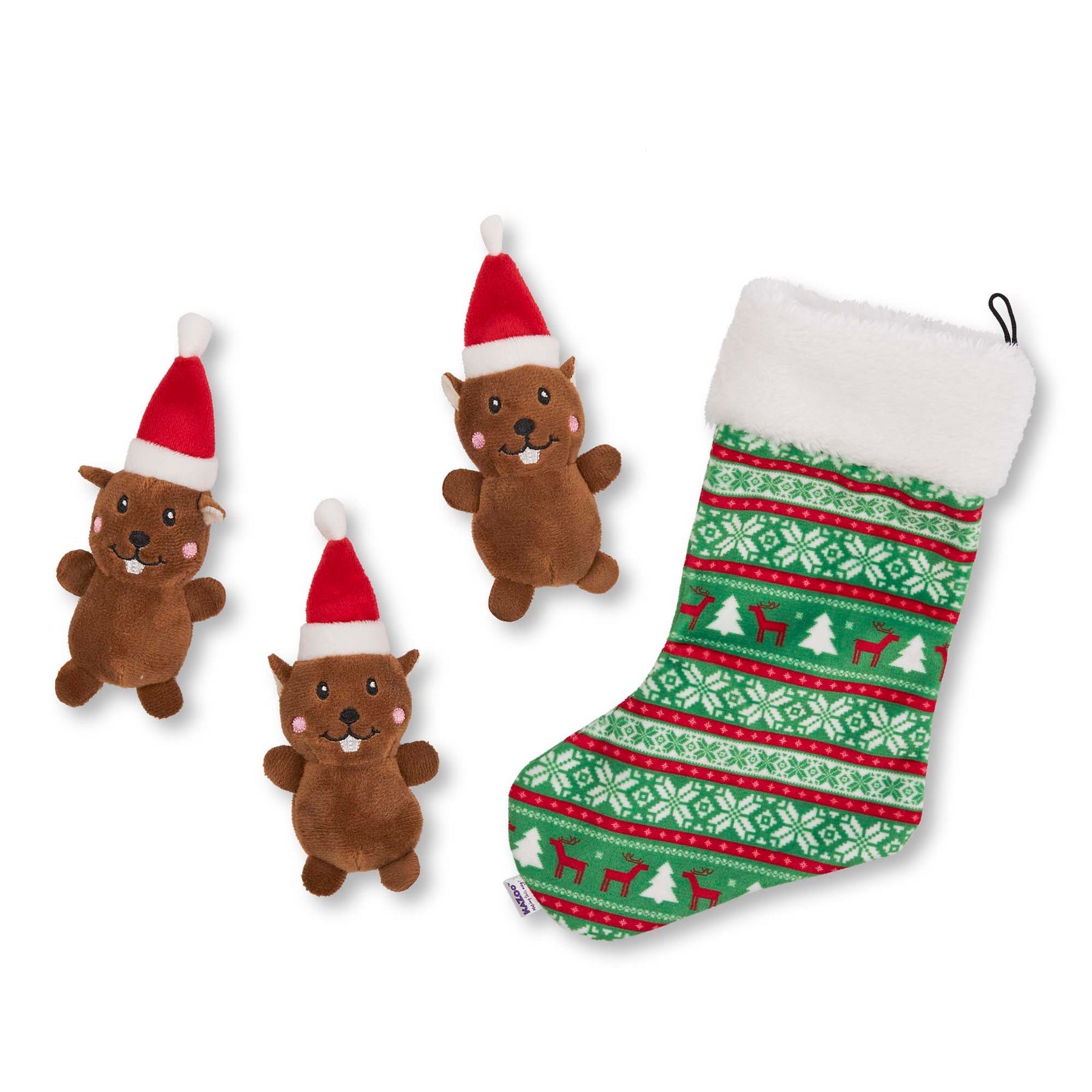 KAZOO Squirrel Stocking Trio – Woofers World